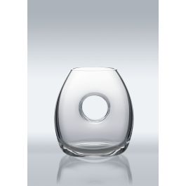 Vase mit Loch | Kisslinger Kristall-Glas